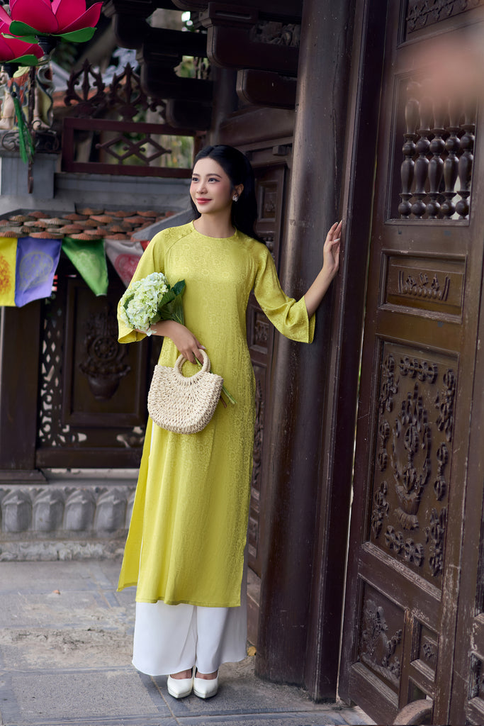 Modern Ao Dai Green Color – Nature Queen