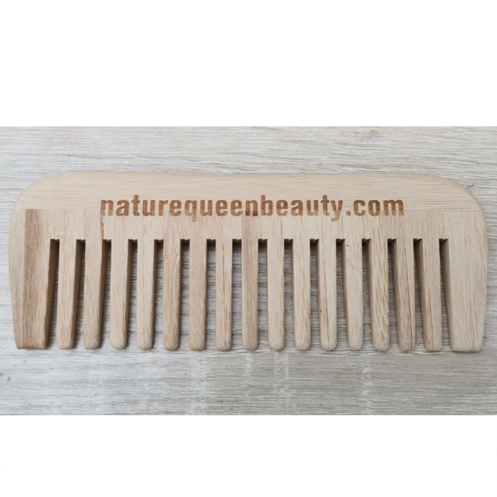 Organic Bamboo Wide Tooth Comb – Nature Queen