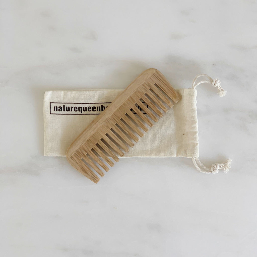 Organic Bamboo Wide Tooth Comb – Nature Queen